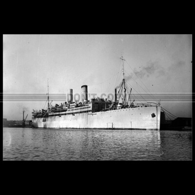 Photo B.002084 SS VOLENDAM HOLLAND AMERICA LINE WW2 1944 OCEAN LINER ...