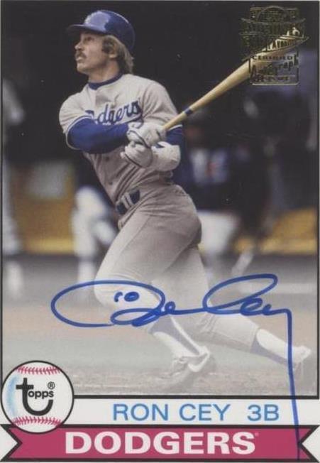 2017 Topps Archives - Fan Favorite Autographs 1979 Ron Cey #FFA-RCE (AU ...