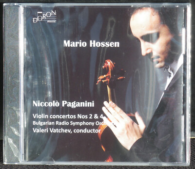 SEALED CD Paganini Mario Hossen ‎Valeri Vatchev Concertos 2 & 4 Doron ...