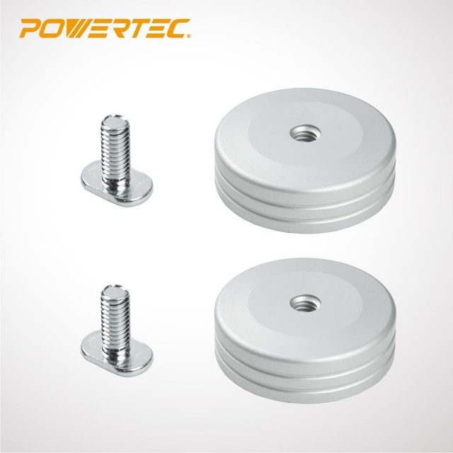 POWERTEC 71669 Round Stop for Circular and Angle Work Pieces 2PK for ...