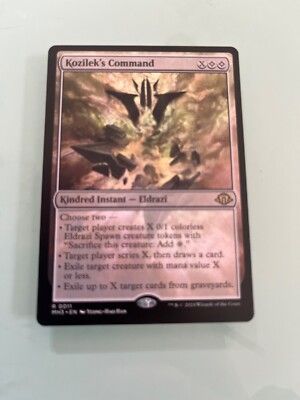 MTG Trading Card- Kozilek's Command Modern Horizons 3 | eBay
