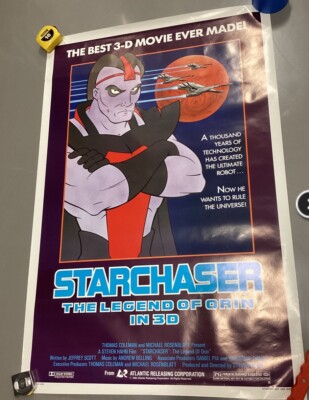 1985 Starchaser The Legend of Orin 3D Movie Poster Original ~ 41x27 ...