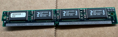 INTEL FLASH 8 MEGABYTE 80 pin RAM | eBay