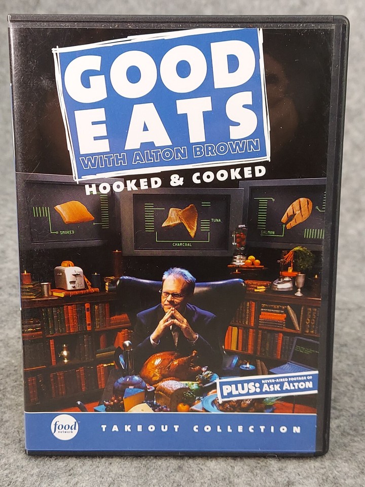Good Eats Alton Brown DVD Lot of 8 More Juicy Meats 3 Ocean Edibles 2 ...