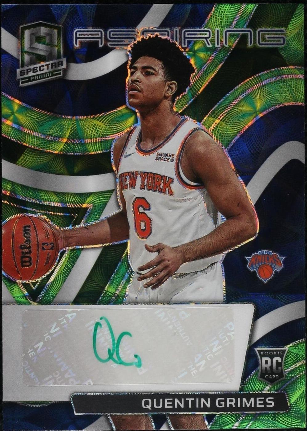 2021-22 Panini Spectra - Aspiring Autographs Quentin Grimes #AA-QGR ...