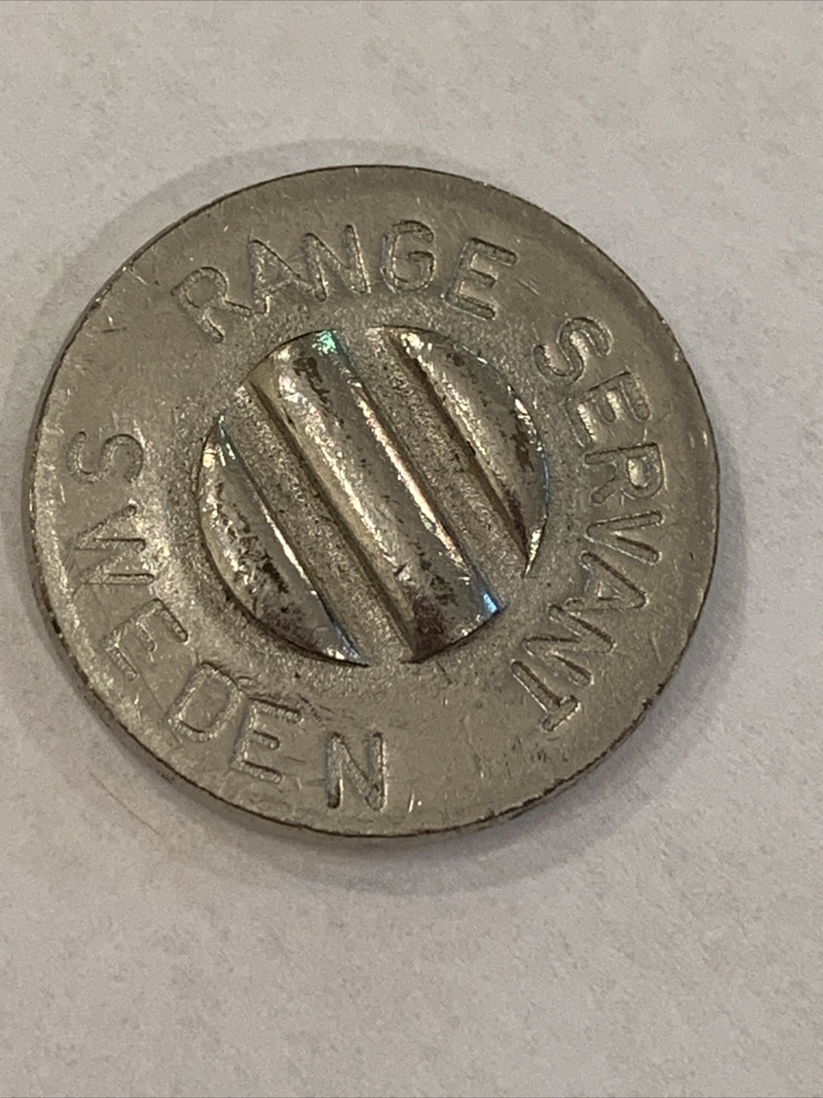 VINTAGE SWEDEN RANGE SERVANT TOKEN - GOLF, GOLFING, BUCKET OF BALLS | eBay