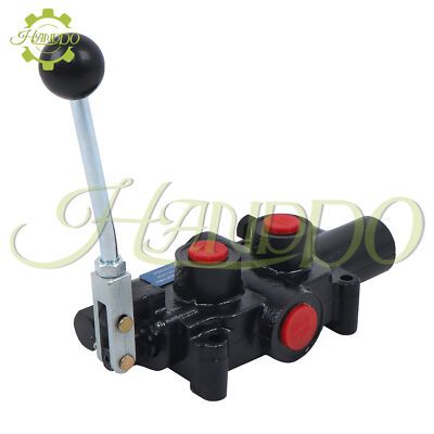 21 GPM 1 Spool Hydraulic Log Splitter Control Valve 4300 PSI Detent ...