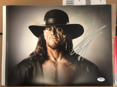 Undertaker Signed Autographed WWE 11x14 PSA DNA COA ! #1 | eBay