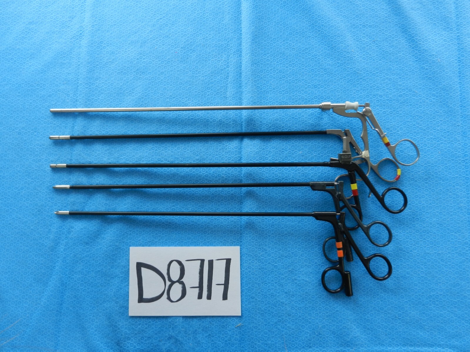 D8717 Jarit R. Wolf Surgical 5.0mm Laparoscopic Forceps & Scissors Lot ...