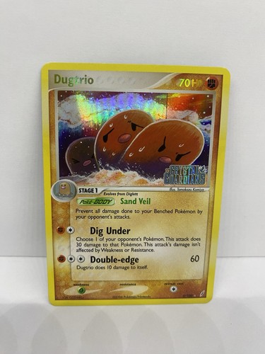 Dugtrio - Reverse Holo - 5/100 EX Crystal Guardians - Pokémon TCG ...