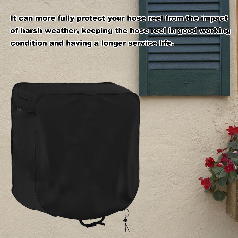 Garden Wall-mounted Hose Reel Cover, Garden Hose Reel Covers, Portable ...