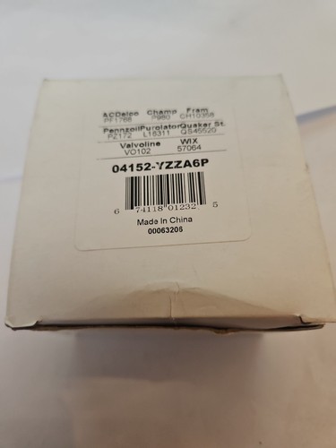 OIL FILTER 04152-YZZA6 For Toyota Corolla Prius Prius V C-HR Scion xD 1 ...