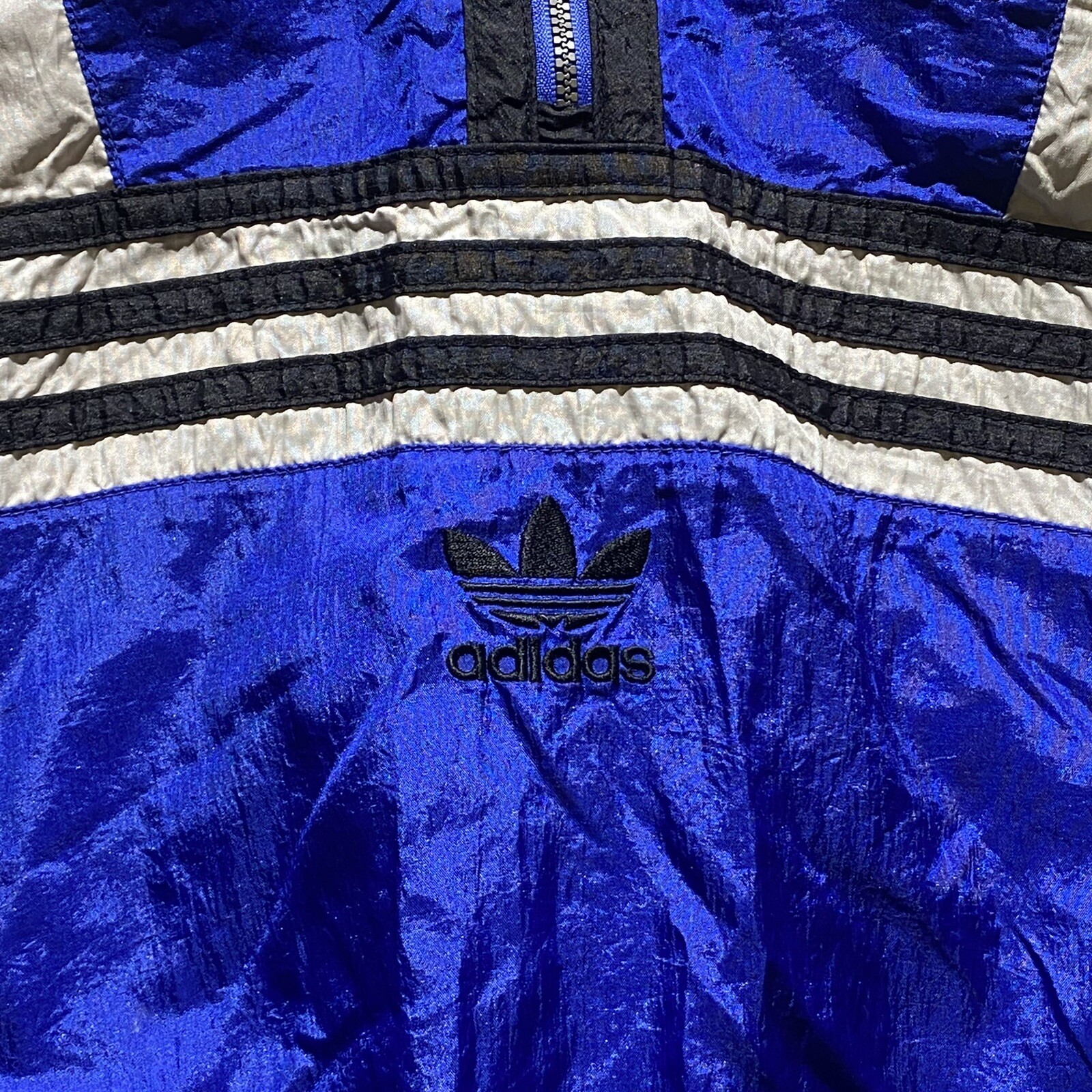 Late 90s early 2000s adidas mini logo hooded windbrea… - Gem