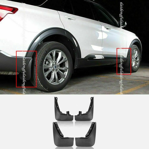 For Ford Explorer 2020-2022 Black Car Splash Guards Mudguard Fenders ...