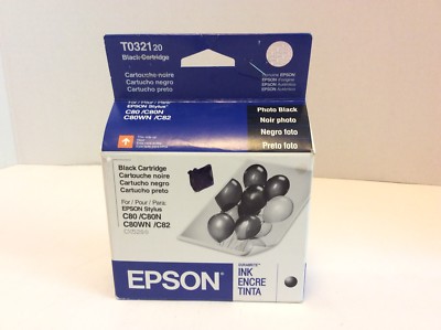 Epson Black Ink Cartridge T0321 EXPIRED 2004 For Epson Stylus C80 C80N ...