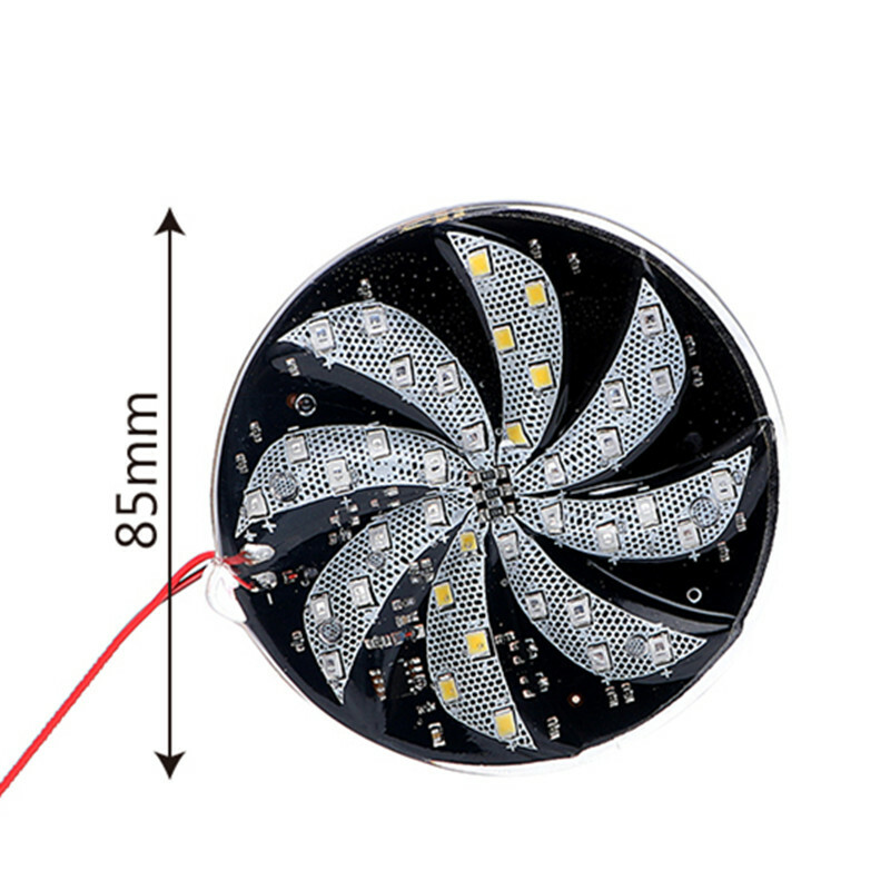 Motorcycle Atmosphere Lamp 8.5cm Windmill Flash Lamp Fire Wheel LED ...