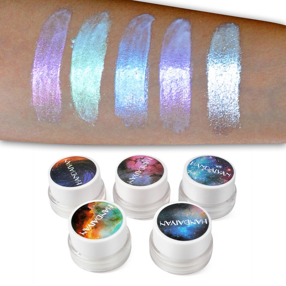Glitter Highlight Cream Makeup Face Eye Shiny Eyeshadow Waterproof ...