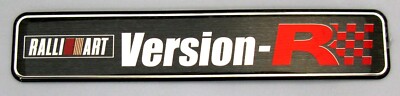 RALLIART Mitsubishi Genuine Colt Version-R Rear Emblem Badge 7415A254 ...