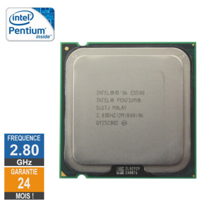 Processeur Intel Pentium E5500 2.80GHz SLGTJ LGA775 2Mo | eBay
