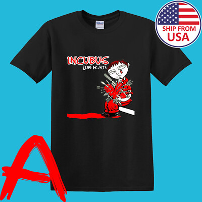 Incubus Love Hurts Men's Black Size S-5XL | eBay