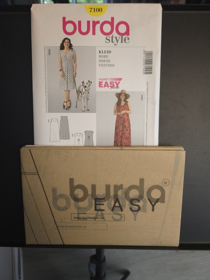 Burda Sewing Pattern 7100 Women's Light Sundresses Quick and Easy To ...