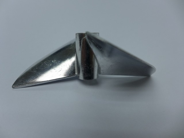 1/4" M275 Alloy Propeller Gas Boat Marine 1.5p 75mm Dia Prop 2 Blade ...