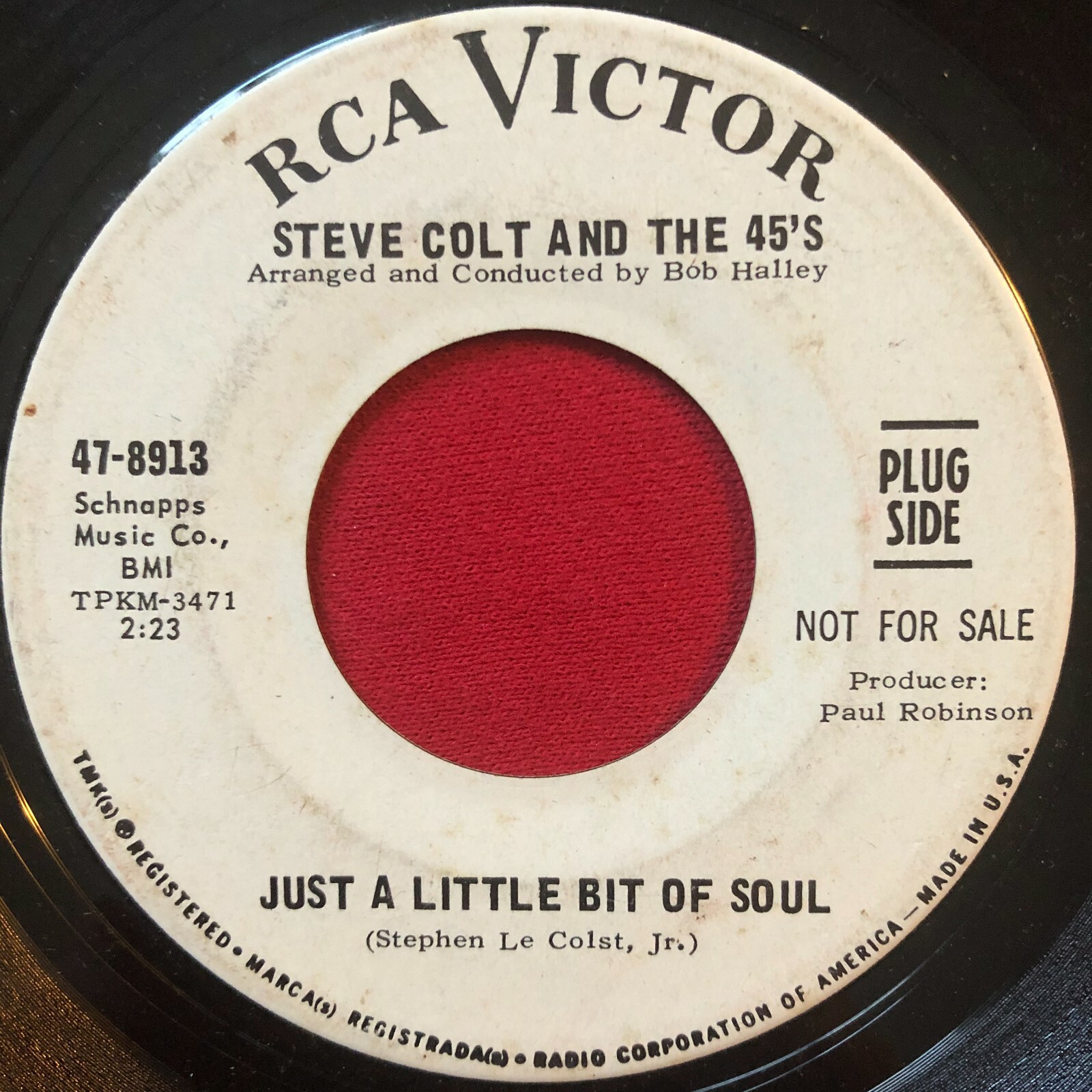 STEVE COLT & THE 45'S ~ JUST A LITTLE BIT OF SOUL (1966) ~ SOUL ROCKER ...