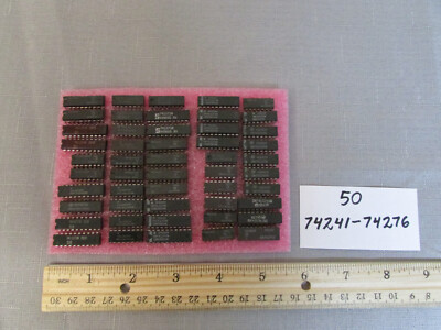 50 Pieces - 7400 Series DIP IC's Through Hole TTL Logic 74241 to 74276 ...