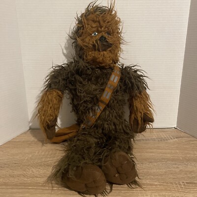 Chewbacca Star Wars Plush Chewie Hairy Stuffed Animal Toy Large 24 ...