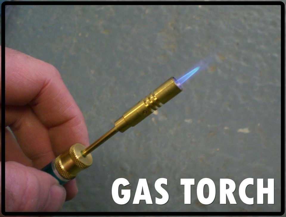 5 Pack of Butane MINI PENCIL TORCHES Refillable Welding Soldering ...