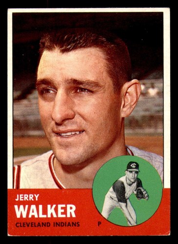1963 Topps #413 Jerry Walker Excellent+ Indians ID:361510 | eBay