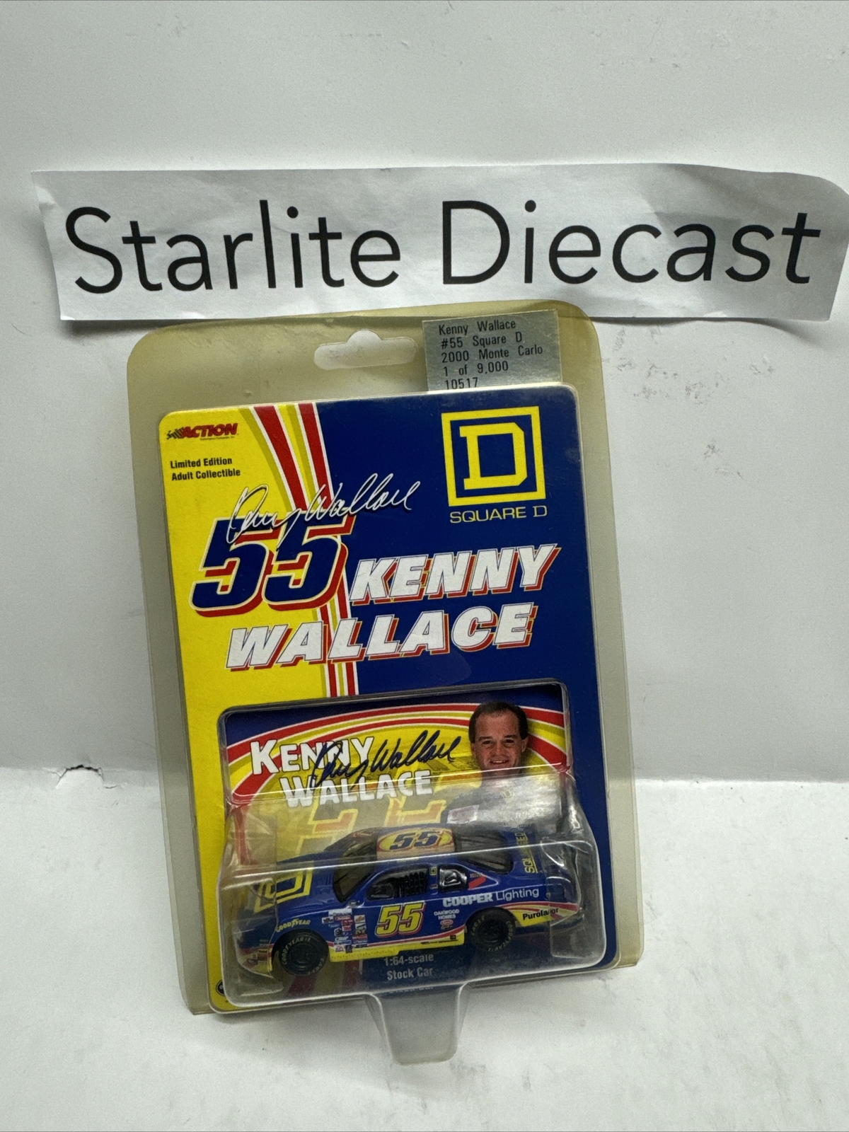 (B5) 1/64 2000 Action Kenny Wallace #55 Square D Comined Ship Deal READ ...