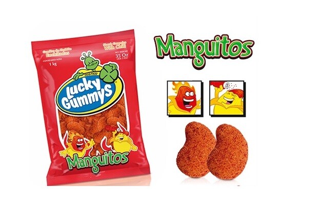 Lucky Gummys Mango Picositas Candy Tico-tico 1 Kg Bag for sale online ...
