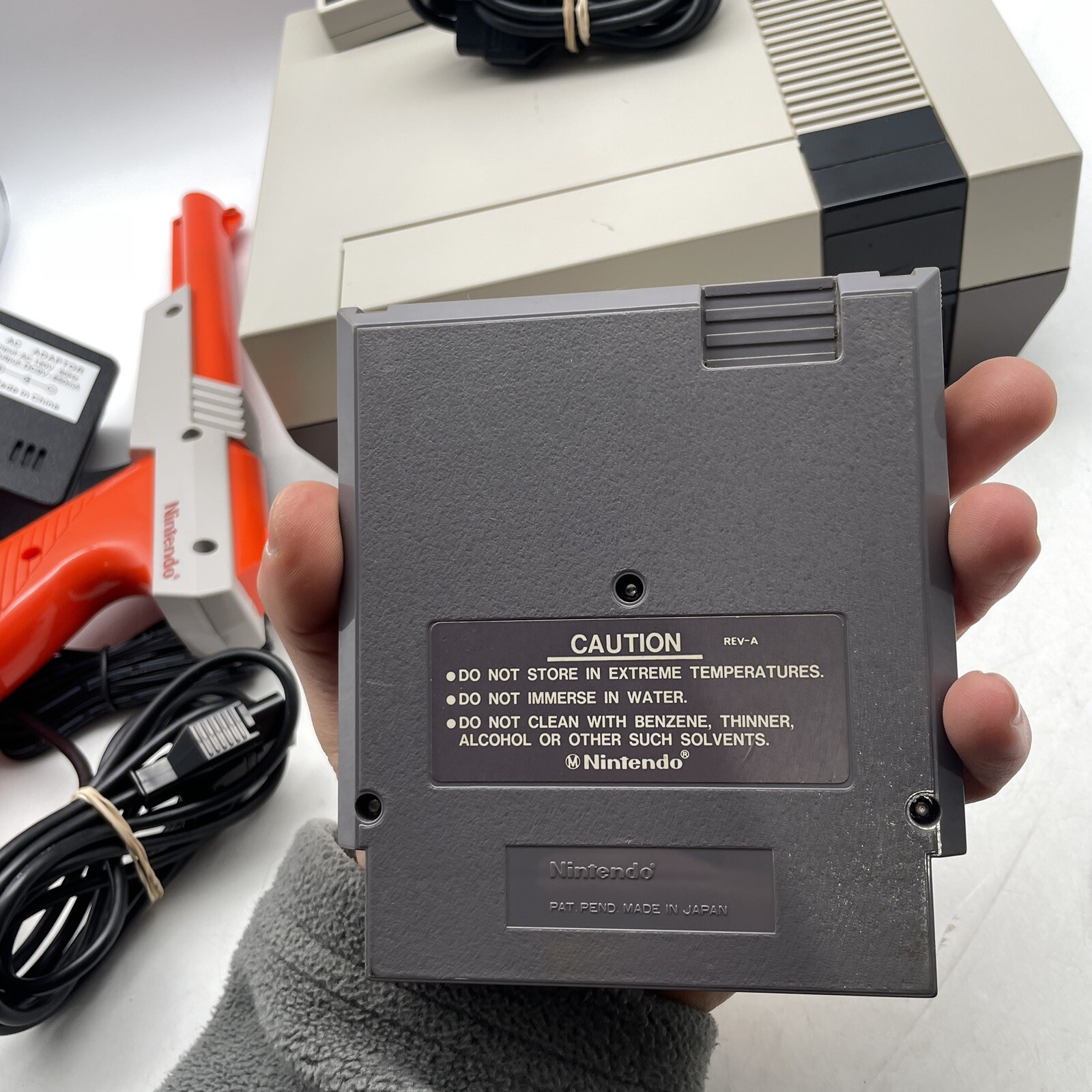 Original Nintendo NES Console Mario/Duck Hunt Bundle NEW 72 PIN | eBay