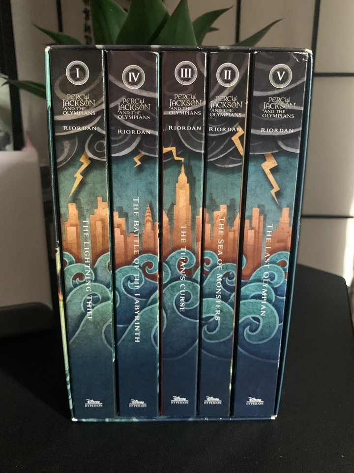 Percy Jackson the Olympians Books Boxed Set Complete 9781423141891 | eBay