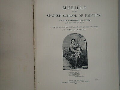 Murillo & Spanish School of Painting, W B Scott, engravings, Routledge ...
