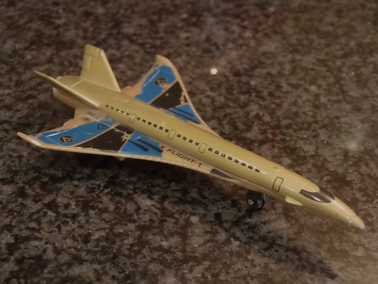 Matchbox Hypersonic Jet Plane - Gold | eBay UK