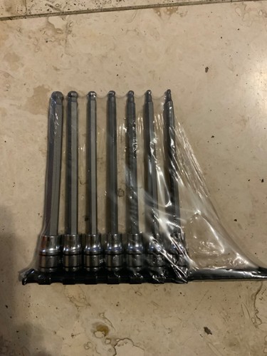 Matco 7 Pc SAE Long Hex Ball Socket Driver Set SBBXL7V New | eBay