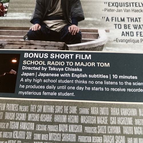 They Say Nothing Stays the Same (DVD, 2019) for sale online | eBay