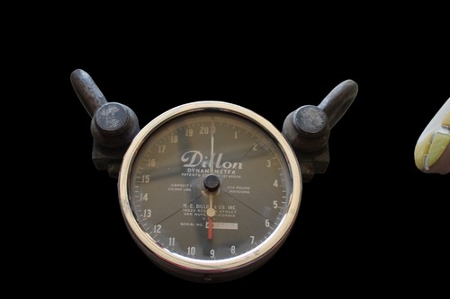 Vintage Dillon AP Dynamometer 6 in dial 20000 x 250 lb Increments Crack in displ | eBay