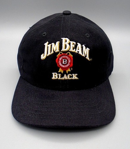 JIM BEAM BLACK Baseball Cap Hat Stylemaster Made In USA | eBay Australia