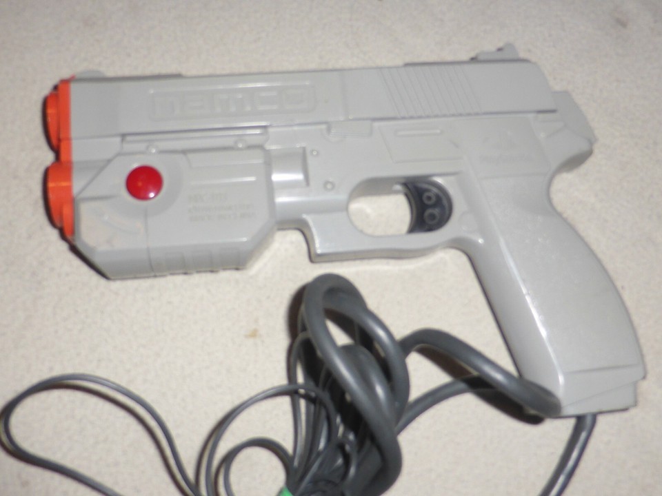 VINTAGE PLAYSTATION NAMCO LIGHT GUN NPC-103 CONTROLLER PS1 GUNCON SONY ...