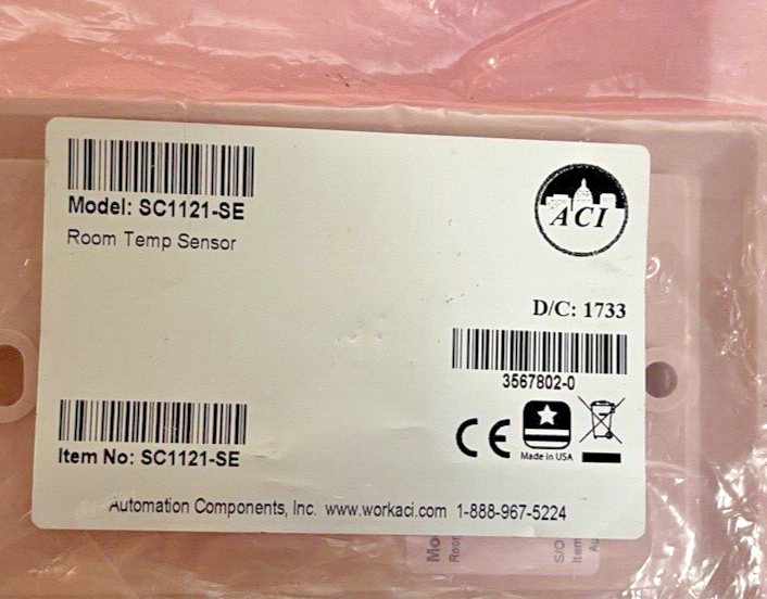 Siemens SC1121-SE Room Temp Sensor Remote Zone Controls Aci (#94) for sale online | eBay