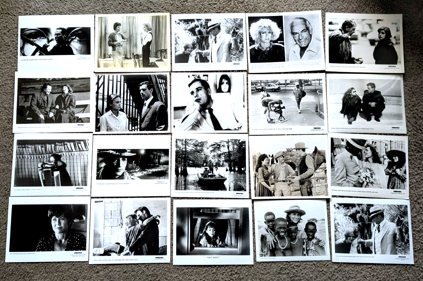 Lot of 90 Vintage, Mostly 8x10 Photos. Movie Stars & Movie Scenes. | eBay