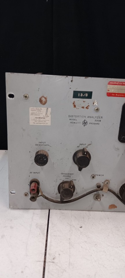 VINTAGE HP HEWLETT PACKARD DISTORTION ANALYZER #330B | eBay