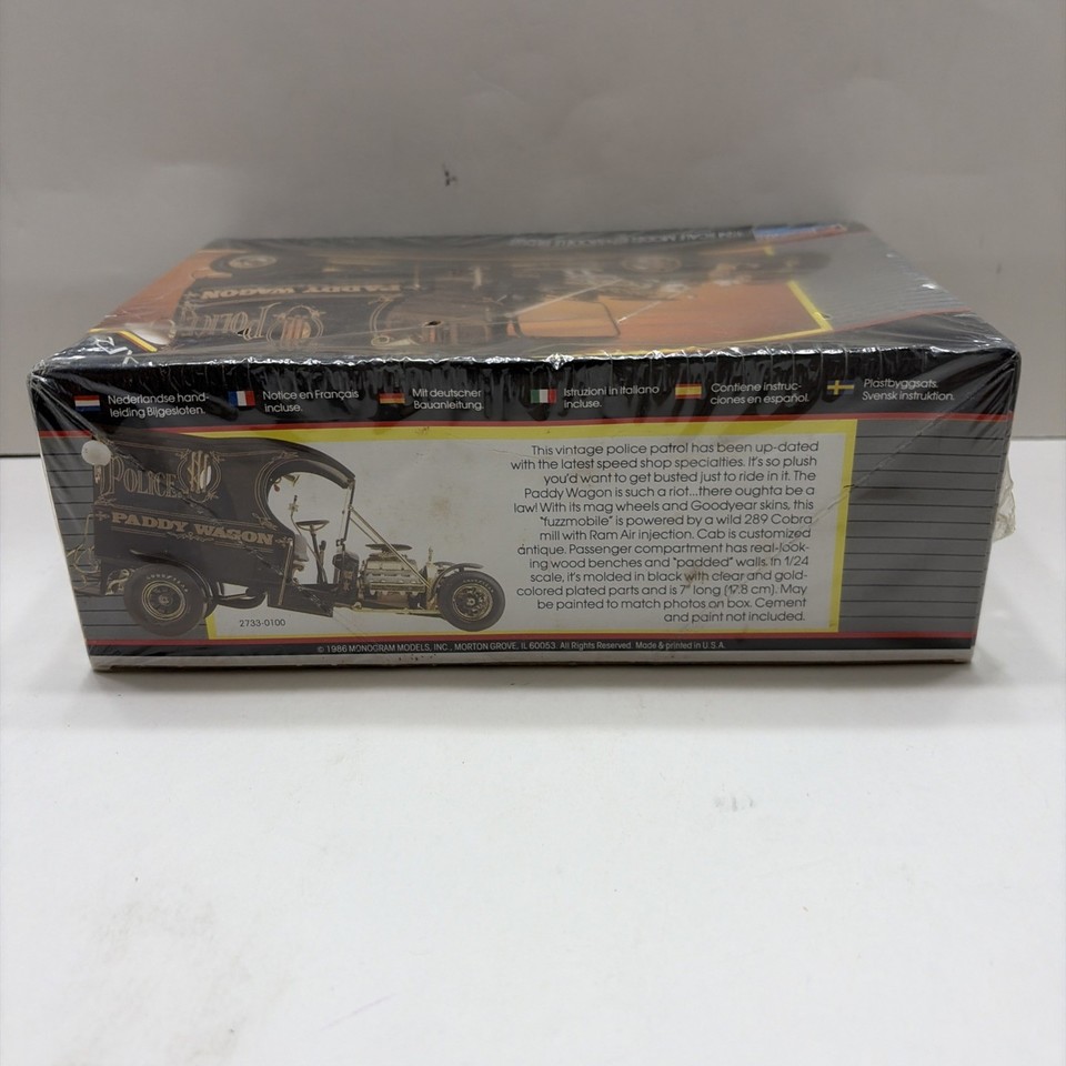SEALED VINTAGE MONOGRAM 1/24 SCALE 'PADDY WAGON' SHOW CAR MODEL KIT | eBay