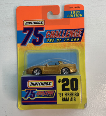 Matchbox 1997 75 Challenge GOLD set #20 '97 Firebird Ram Air | eBay