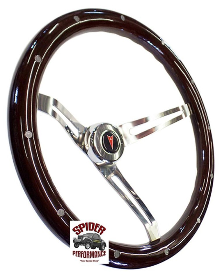 1964-1966 Pontiac GTO wood steering wheel 15" MUSCLE CAR MAHOGANY | eBay