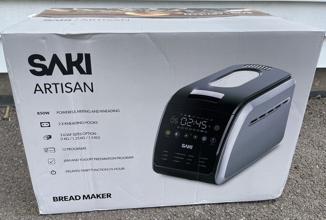 SAKI 3Y-IMK8-HZAO Large Bread Maker Machine - Silver/Black for sale ...
