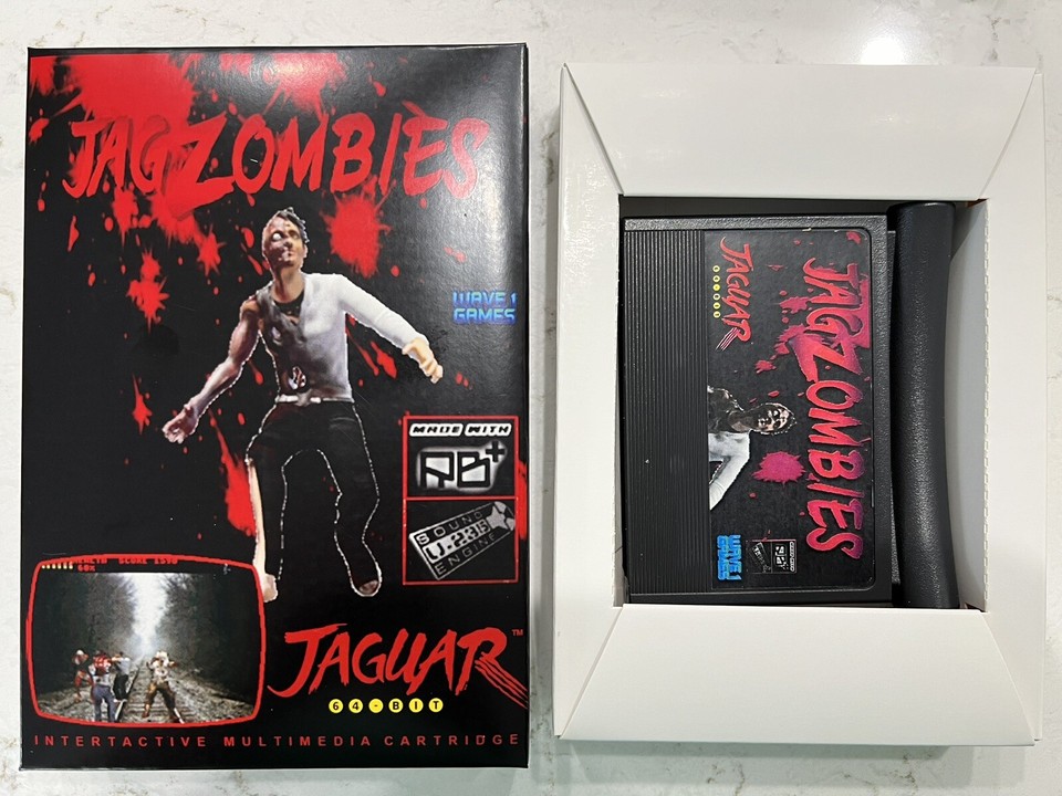 Jag Zombies Rare Atari Jaguar Game Cartridge Version In Box Rare Game ...